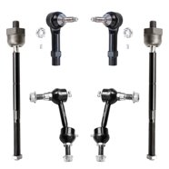 Detroit Axle - 4pc Rear Struts w/Coil Spring Toe Links Replacement for ...
