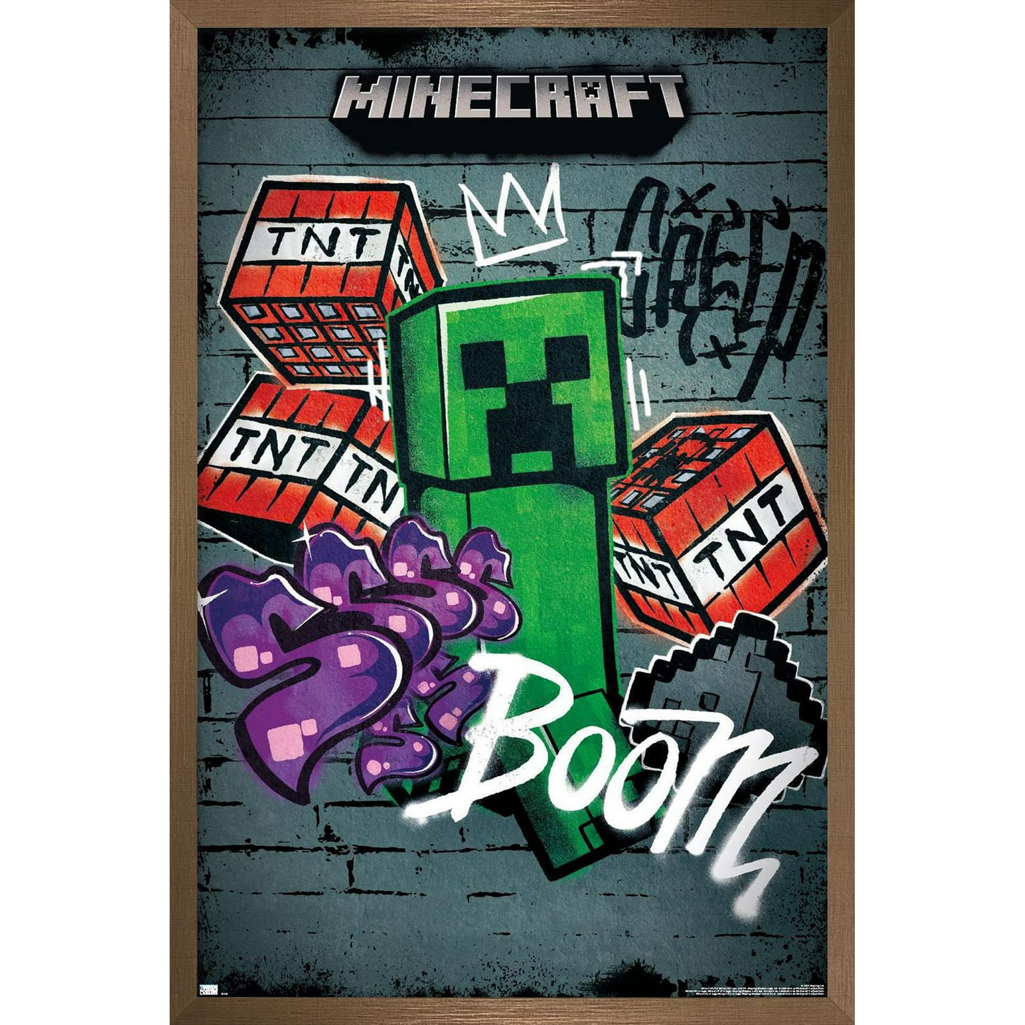 Click here for Trends International Minecraft - Creeper Do Not En... prices