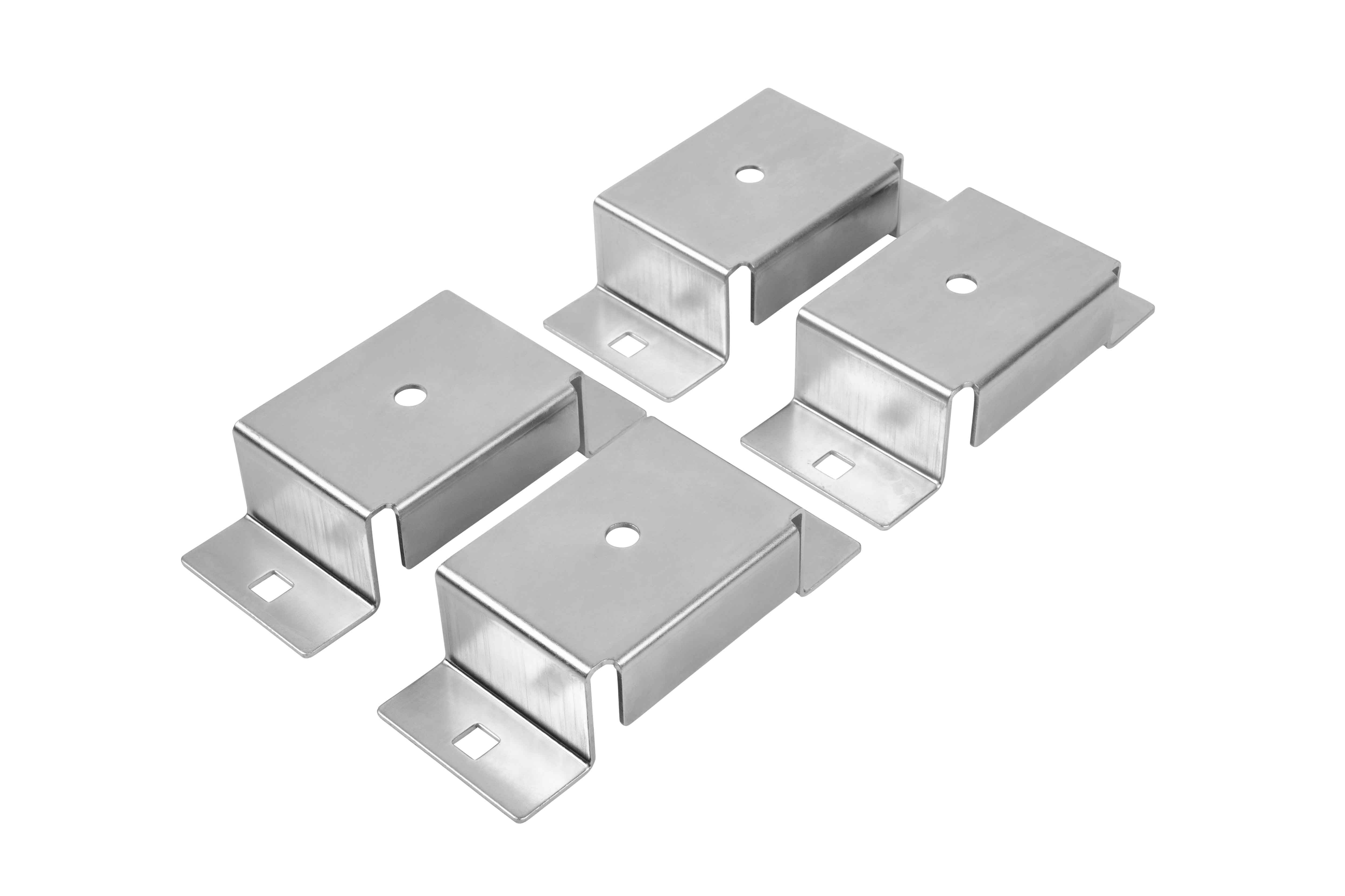 (4 Pack) Utility Trailer Bolt On Stake Pocket Bracket with Bottom for ...