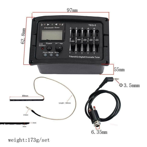 Guitar Pickup TEQ-5 Band Guitar Preamp TEQ-5 Band Pickup TEQ Pickup ...
