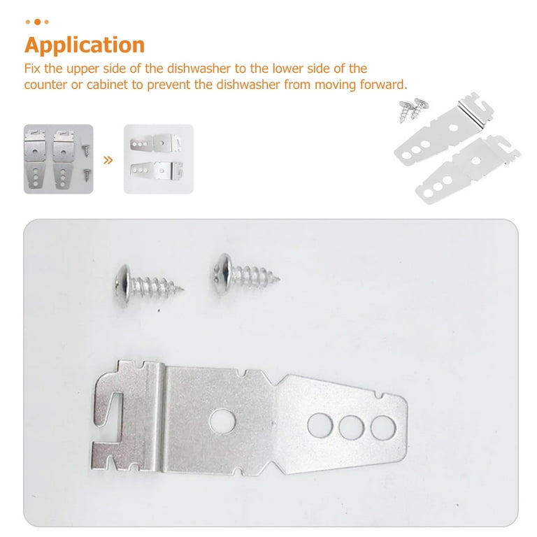 Counter Dishwasher 2-Pack LG Dishwasher Mounting Brackets - Stabilizing ...