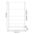 5 Tier Metal Rack, Freestanding Multifunctional Rack, 5 Tier Organizer ...