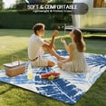 Blue Palm Tree Indoor Outdoor Rugs 4x6 Ft, Summer Tropical Beach ...