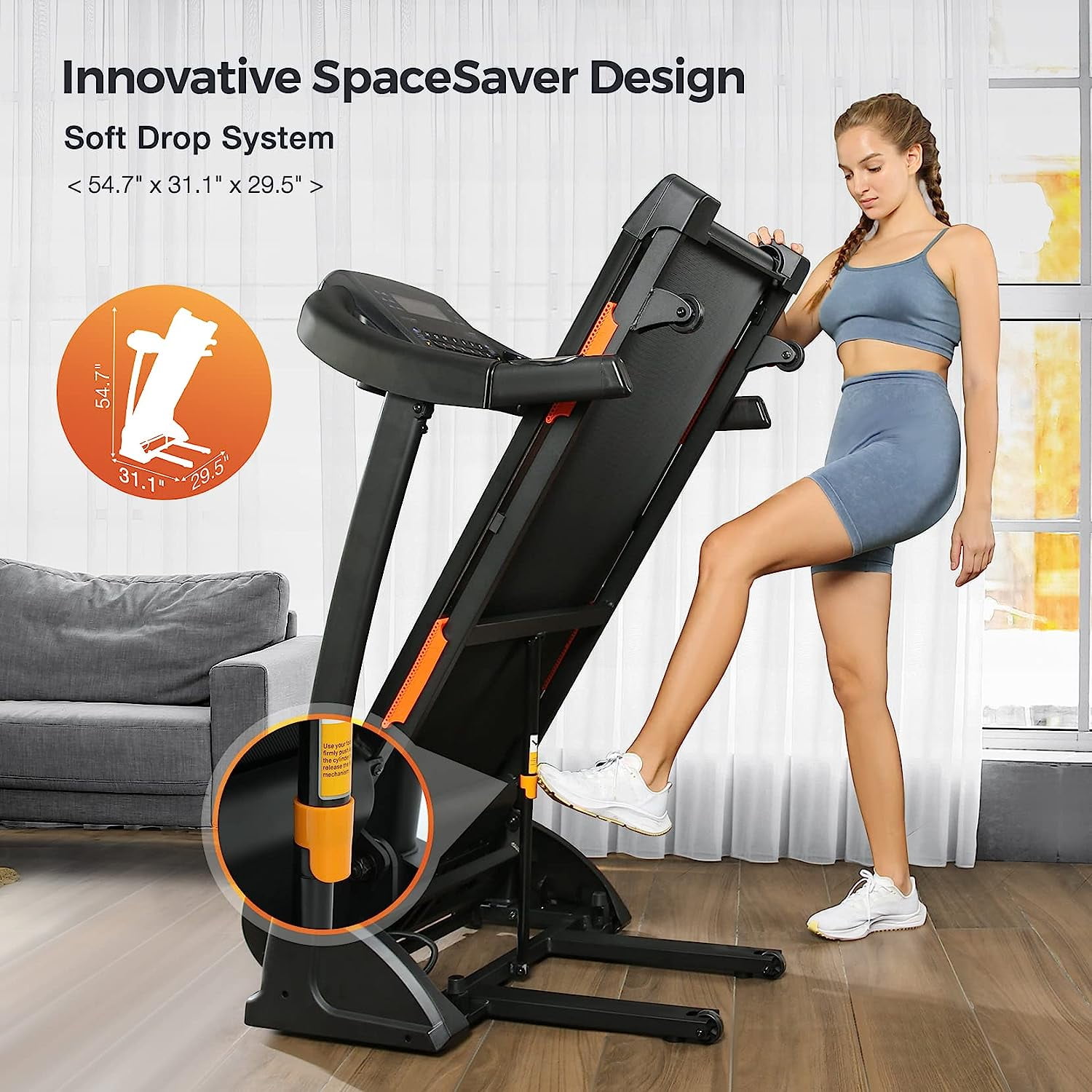 Buy THERUN Incline Treadmill,3.5HP Treadmill for Running and Walking ...