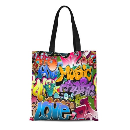 JSDART Canvas Tote Bag Grafitti Graffiti Urban Wall Graffitti Street ...