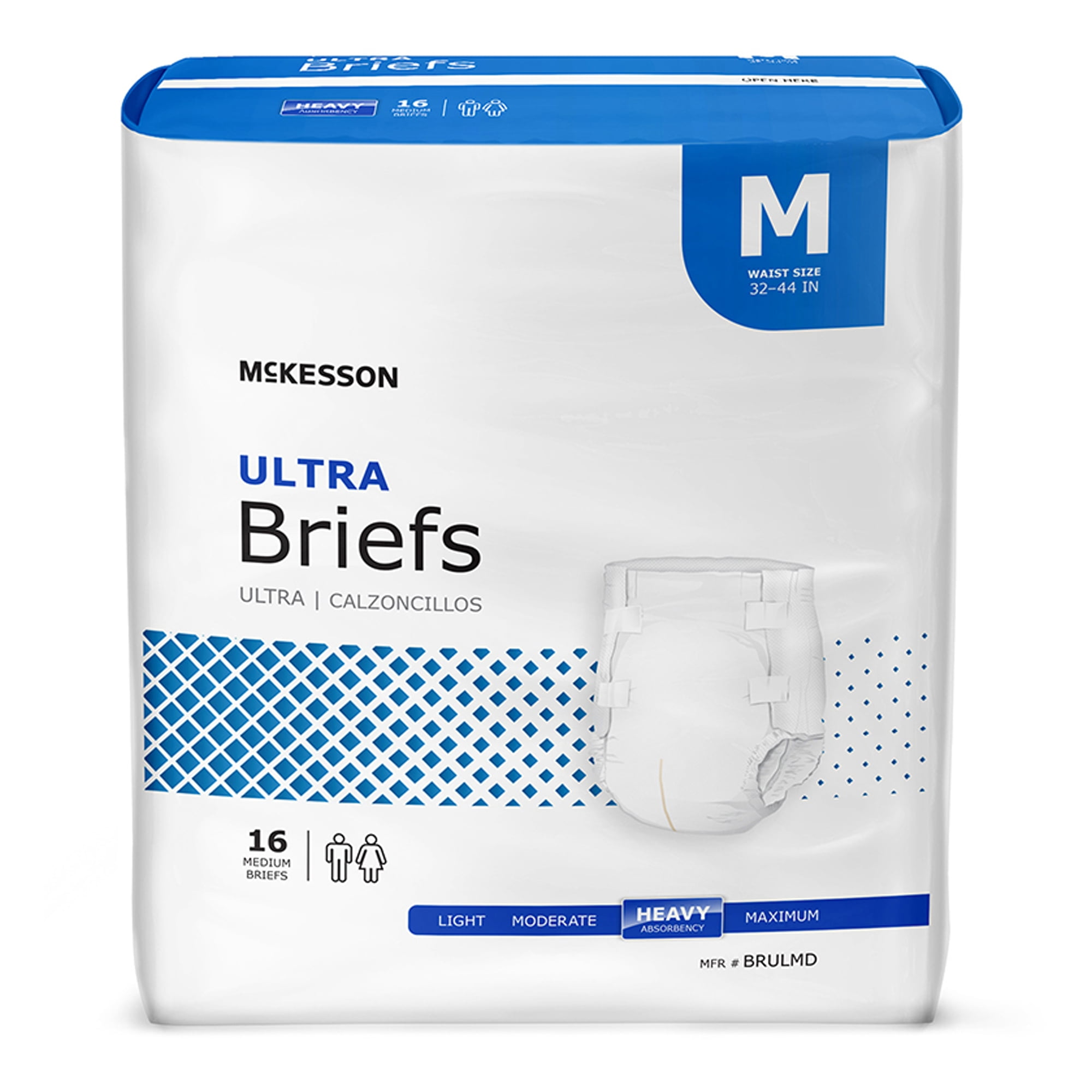 McKesson Ultra Incontinence Briefs - Absorbent, Disposable, Unisex ...