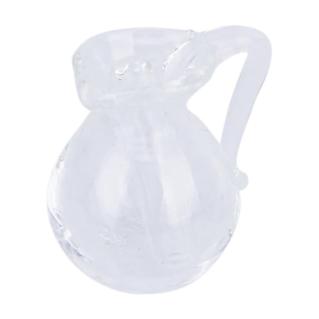 MERIGLARE 1/12 Dollhouse Miniature Micro Glass Water Jug Kettle ...