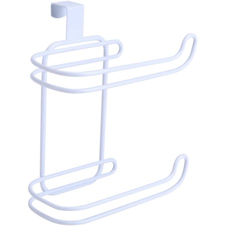 Door Back Paper Towel Holder U Shaped Double Layer Iron Hook, No ...