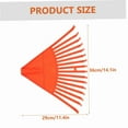 Nazishw Tools Flowers Detaching Rake Outdoor Rake Leaf Rake Handle Gardening Rake Leaves Nylon