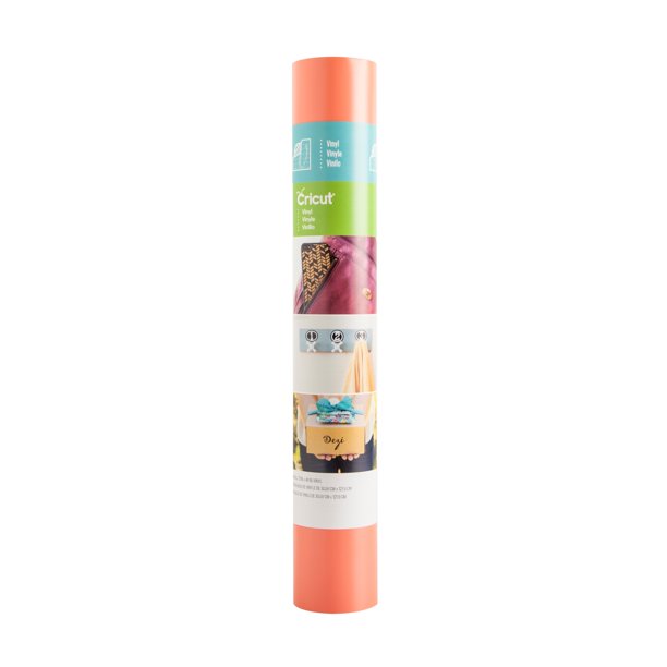 Cricut® Premium Vinyl™ – Removable, Coral , 12" x 48" - Walmart.com