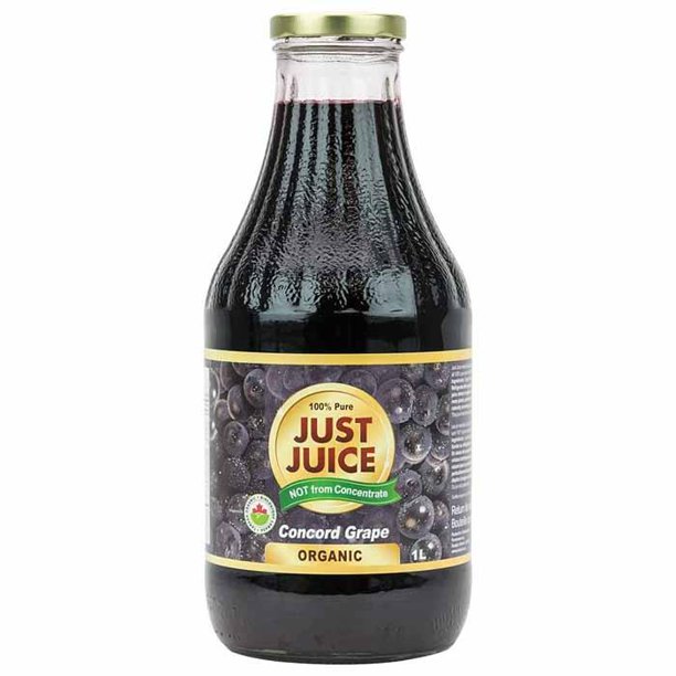 Just Juice - Organic Concord Grape juice, 1L - Walmart.ca