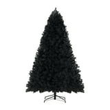 Homestock 9ft Artificial Black Christmas Tree with 950 Warm Lights ...