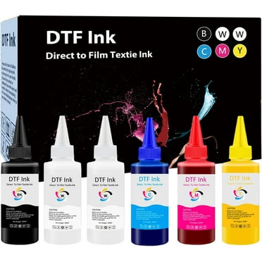 CISinks Premium DTF Ink Bottle Refill Set 1000ML- Direct to Film Heat ...
