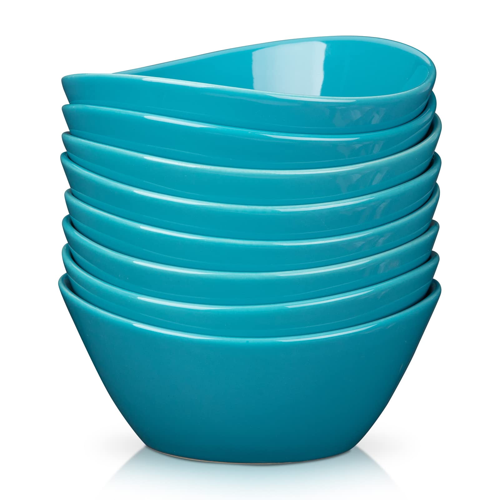 8 Piece Ceramic Bowls Set, Cereal Bowls, 18 Ounce Porcelain Bowls Set ...