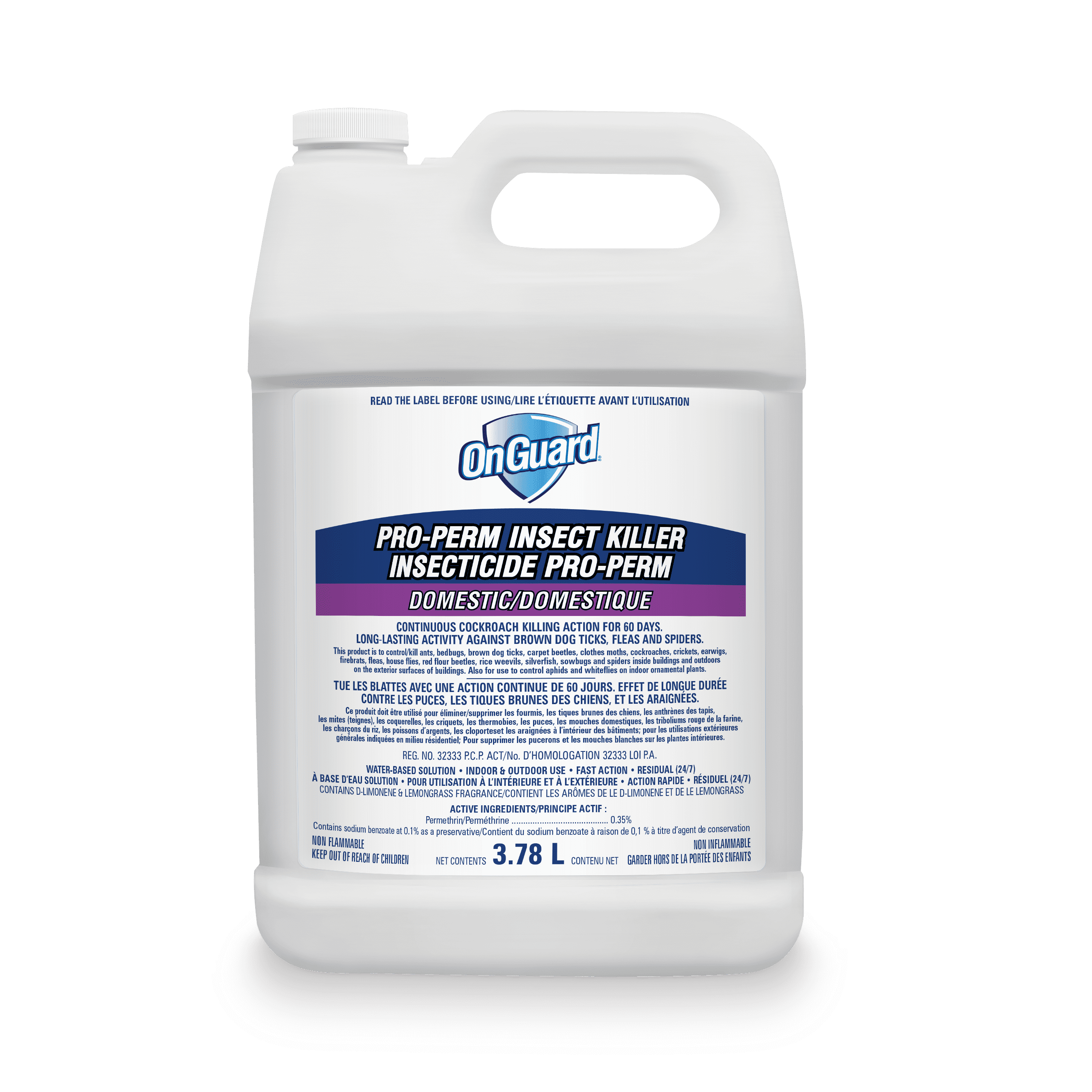 OnGuard Pro-Perm Insect Killer 3.78L | Bed Bug Spray | Fast Action ...