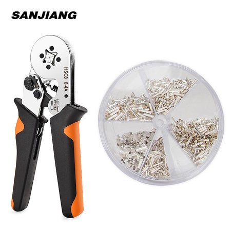 Self-adjustable Crimping Plier + Crimping Terminals Sets Awg25-7 Wire ...