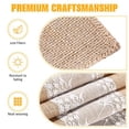 12 Pack Rustic Burlap Table Runners with White Lace Trim, 12x108 Inch ...