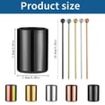 10Pack Metal Fruit Picks + Holder Kit, Loetky Reusable Skewers Set ...