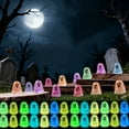 15pcs Halloween Mini Ghosts Figures Luminous Small Little Resin Ghost ...