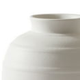 Better Homes & Gardens White 8-Inch Textured Ribbed Ceramic Vase ...