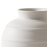 Better Homes & Gardens White 8-Inch Textured Ribbed Ceramic Vase ...