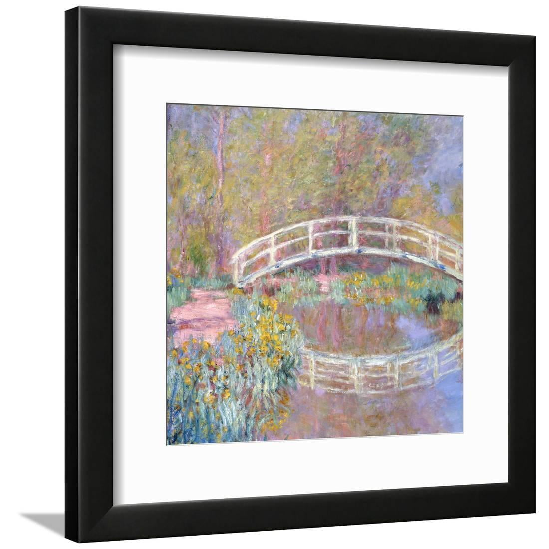 Bridge in Monet's Garden, 1895-96, Framed Art Print Wall Art by Claude ...