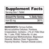 Spring Valley General Health & Wellness Iron Tablets Dietary Supplement ...