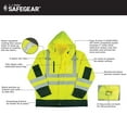 Free Shipping! SAFEGEAR Type R Class 3 Rain Jacket - XL- Lime Green ...
