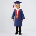 MEZZALL Kids Kindergarten Graduation Gown And Cap Boys Academic Formal ...
