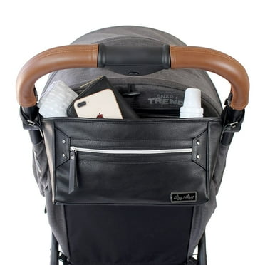 Itzy Ritzy Adjustable Stroller Caddy & Stroller Organizer, Coffee and ...