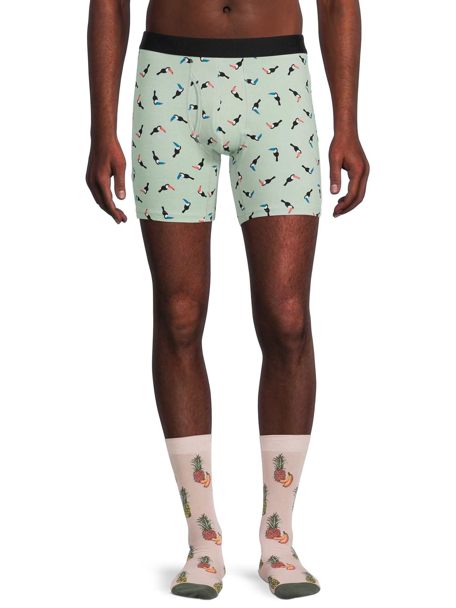 George Men's Boxer Briefs and Crew Socks, 2-Piece Set - Walmart.com