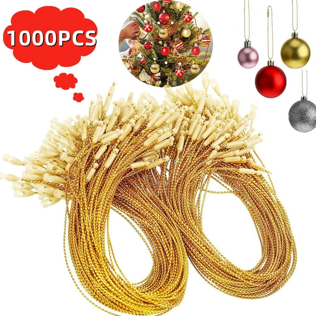 Golden Christmas Ornament Hooks Christmas Locking Ropes Hanging Ropes ...