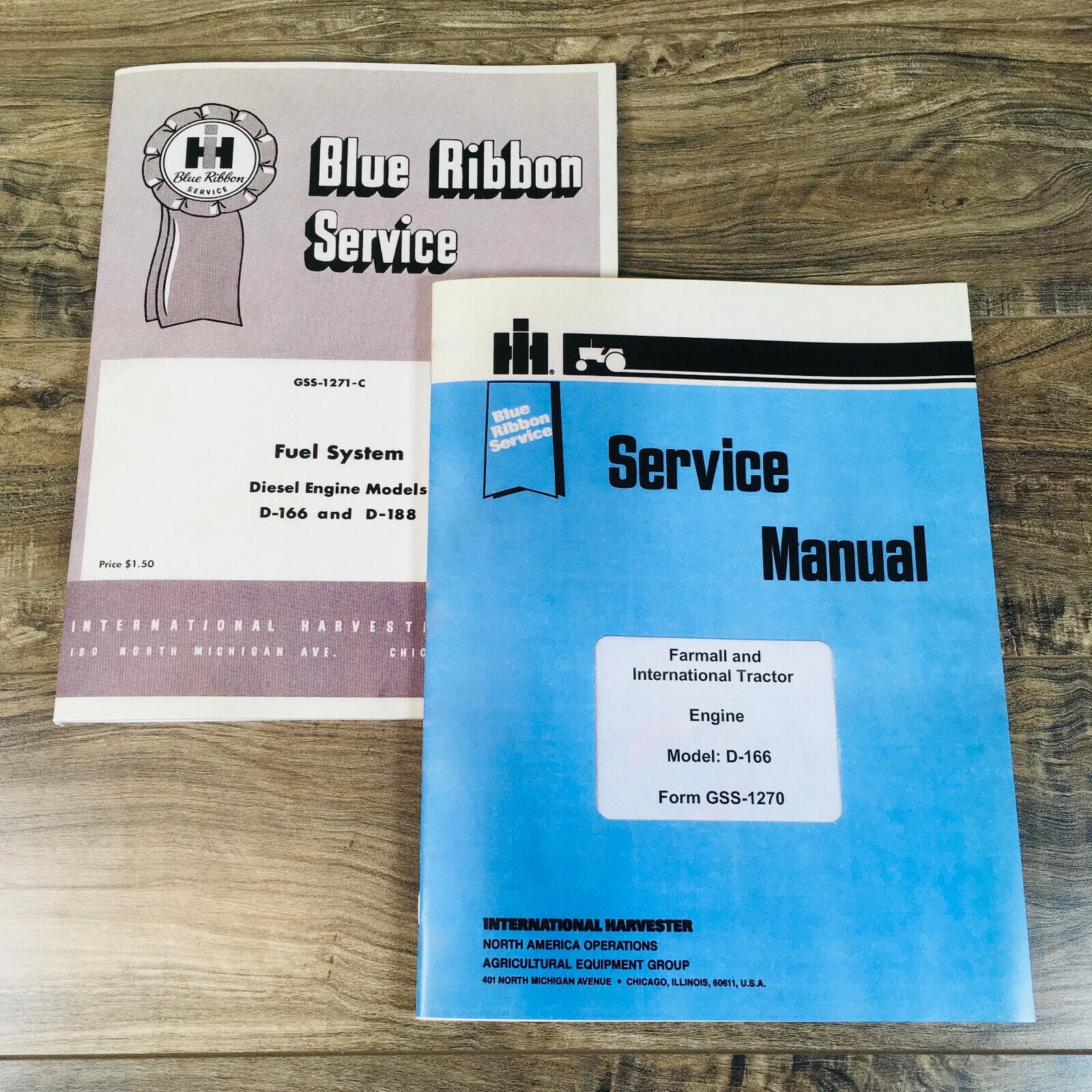 INTERNATIONAL D166 DIESEL ENGINE SERVICE MANUAL REPAIR SHOP BOOK ...