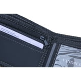 Blue Jean Style Wallet with Long Pocket on Outside Men Woman Billfold A ...