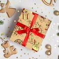 A 5 Pack Kraft Paper Holiday Gift Wrapping Paper 19.68X27.55 Inches Diy ...