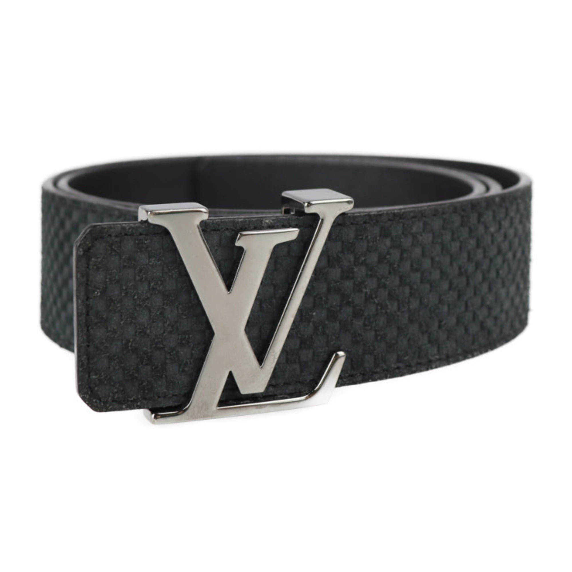 Louis Vuitton Belt White Silver Buckle