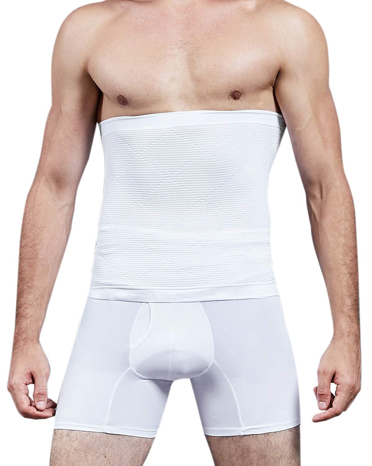 MISS MOLY Men's Compression Waist Control Belt Slimming Shapewear Band ...