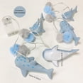 Novelty Shark Poms String Light Battery Operated LED Whale Shark Night ...