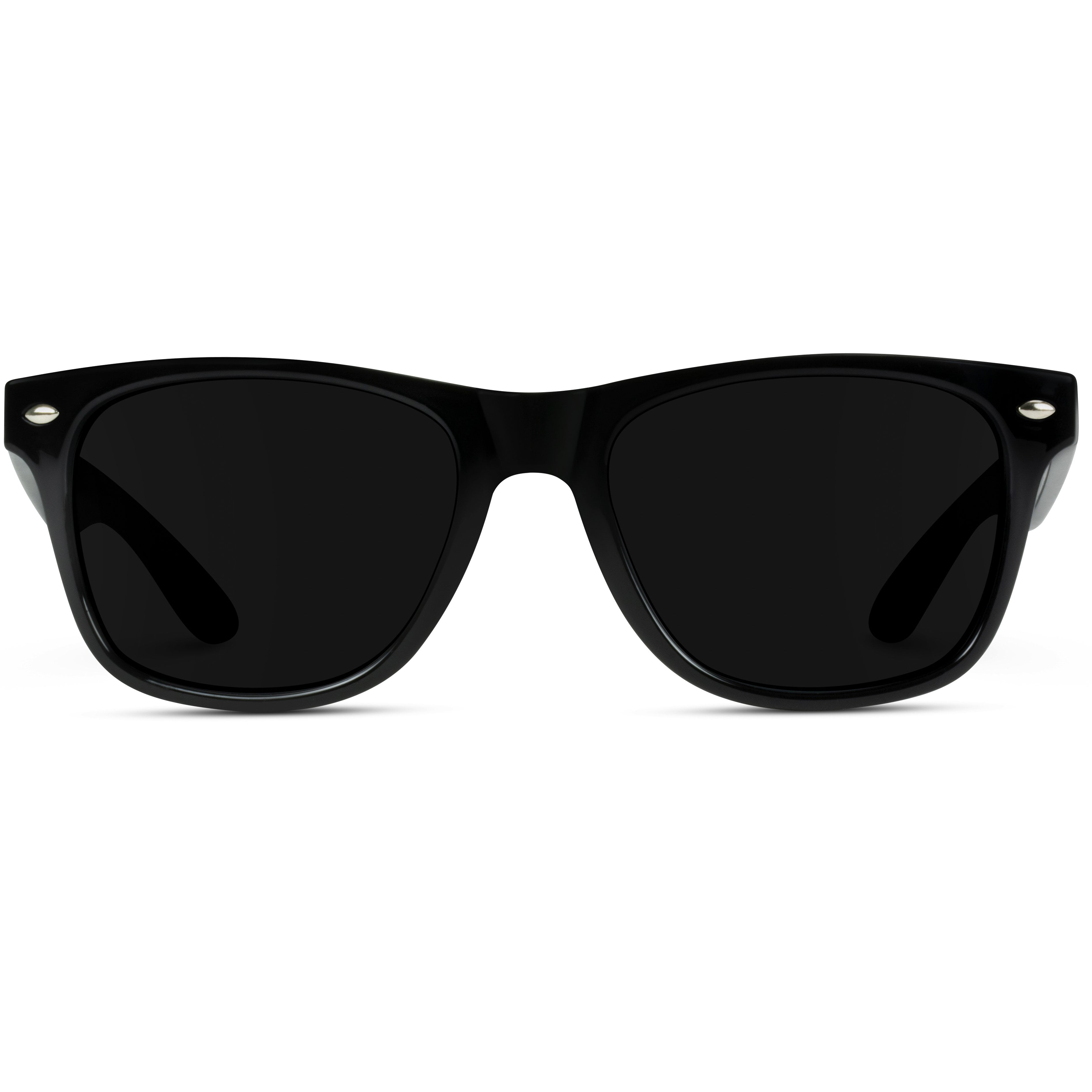 Wearme Pro Classic Polarized Square Horn Rimmed Men Women Retro