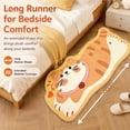 Cat Rug for Bedroom, Washable Cats Shaped Area Rug, Cute Cartoon Cat ...