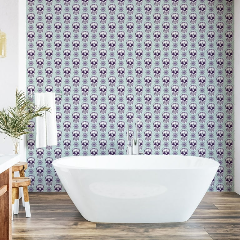 Blue Sugar Skull Wallpaper