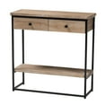 Free Shipping! Baxton Studio Silas Modern Industrial Console Table with ...