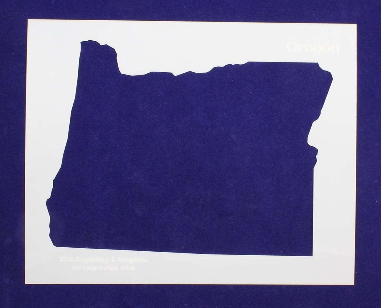 State of Oregon Stencil 14 Mil 8" X 10" Painting /Crafts/ Templates ...