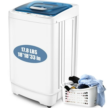 HOMCOM 2-In-1 Washing Machine and Spin Dryer, 1.38Cu.Ft Fully Automatic ...