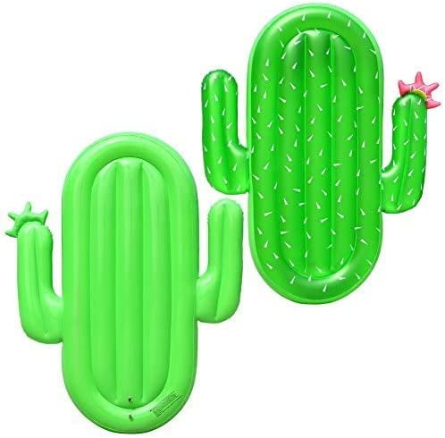 Inflatable Pool Float Raft Outdoor, Cactus Swimming Pool Inflatable ...