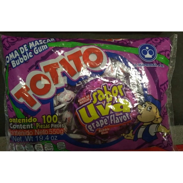 Totito Sabor Uva Gum - Walmart.com