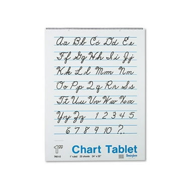 Pacon Chart Tablet, Unruled, 24" x 16", White, 25 Sheets - Walmart.com