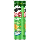 Pringles Potato Crisps Chips Sour Cream and Onion 5.5 oz Pack of 2 ...