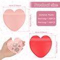 200Pcs Heart Shape Jewelry Bag Reusable Small Clear Red Pink Heart ...