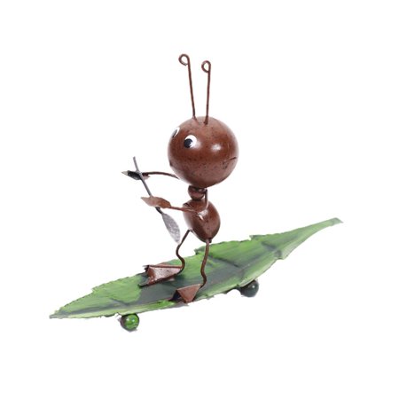 Iron Ant Ornaments Cartoon Model Statue Metal Animal Ornaments Ant ...